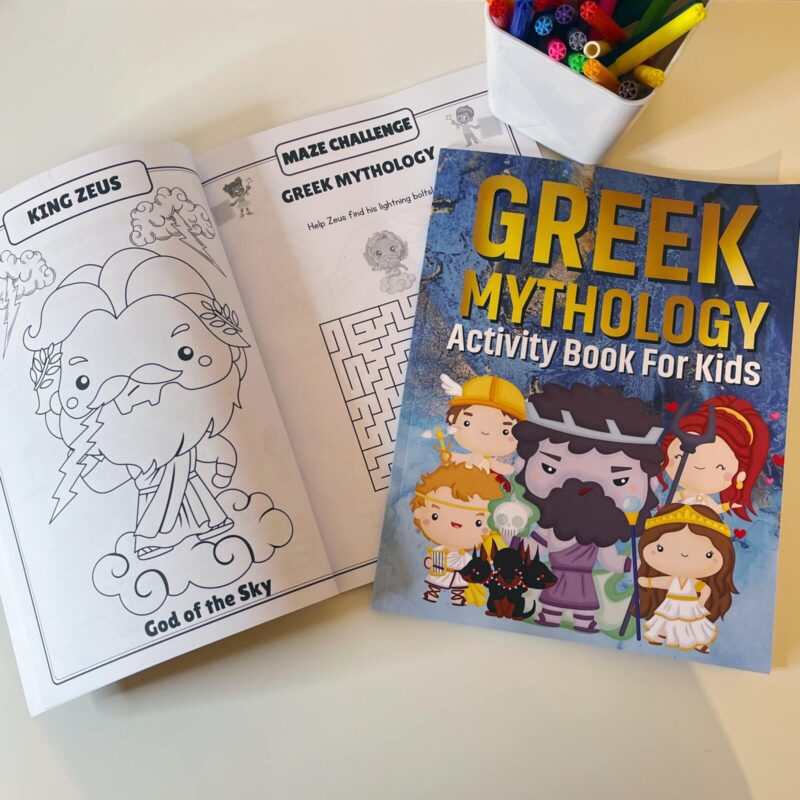 Children's Greek Mythology Activity Book - Out Now! - Ekaterina Botziou
